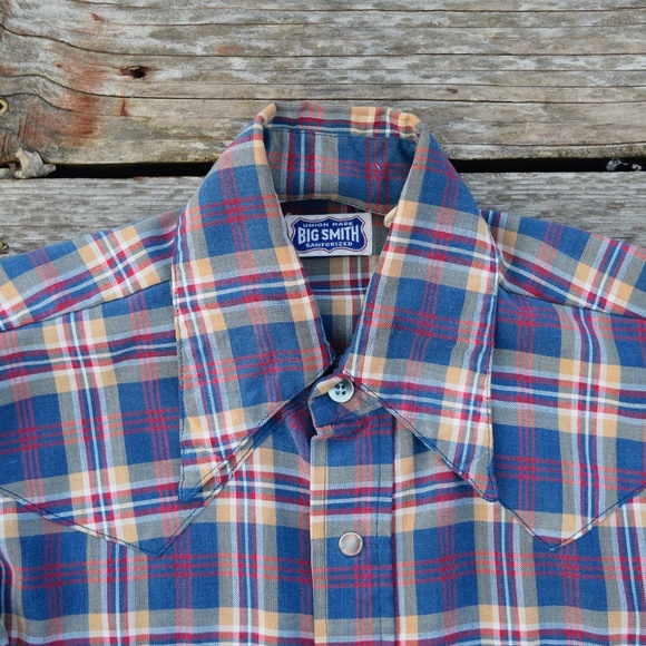 Big Smith | Shirts | 96s Big Smith Mens S Sanforized Union Made Blue ...